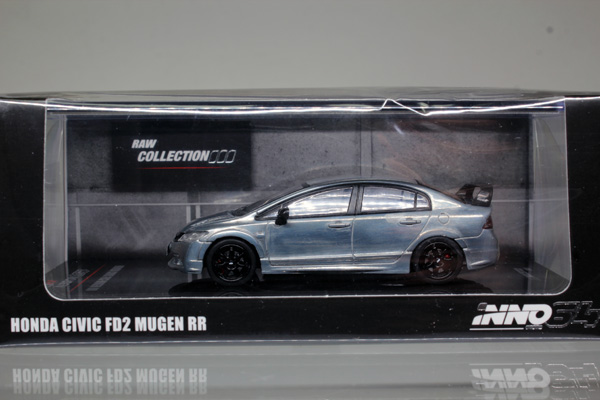 ミニカーショップ ケンボックス 1/64スケール★IN64-RAW-FD2RR★ホンダCIVIC FD2 MUGEN RR RAW ...